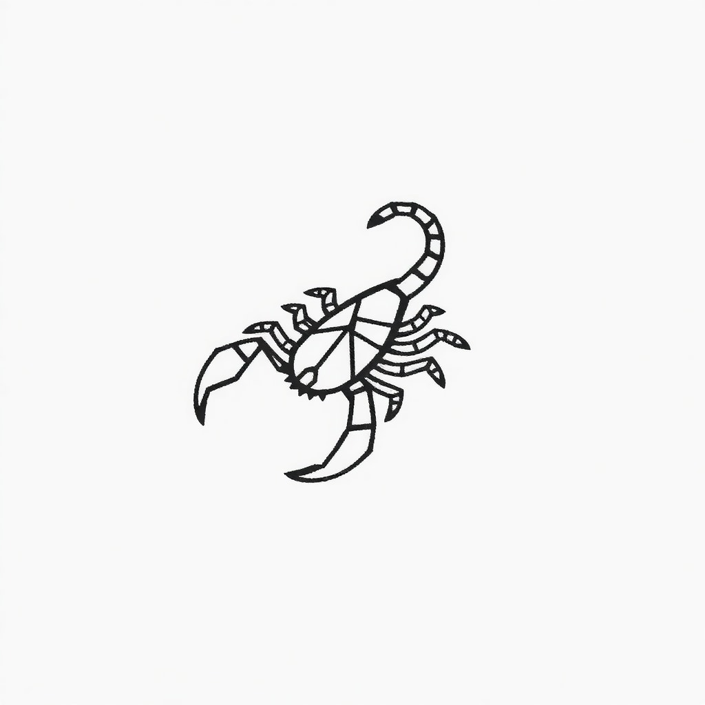 Best Geometric Scorpion Tattoo Generator | Vondy