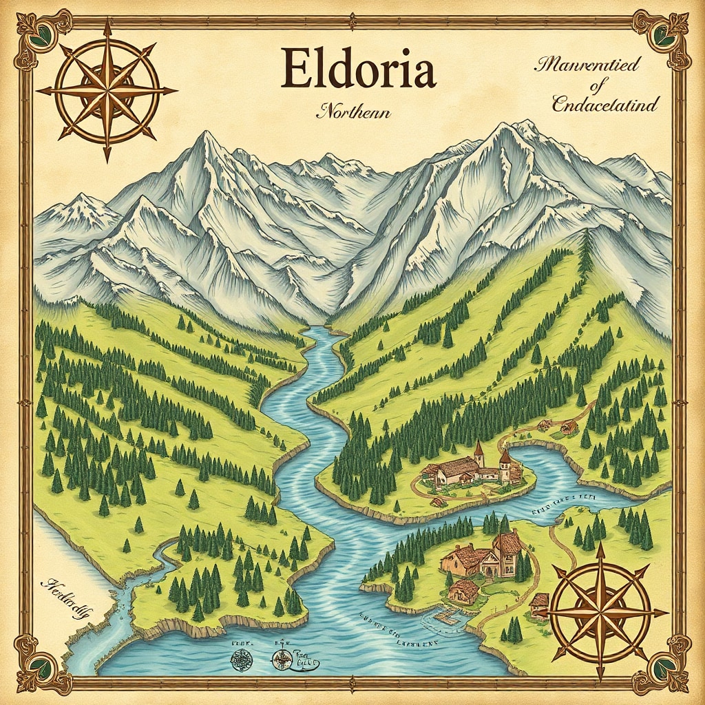 Best Fantasy Map Illustration Generator | Vondy