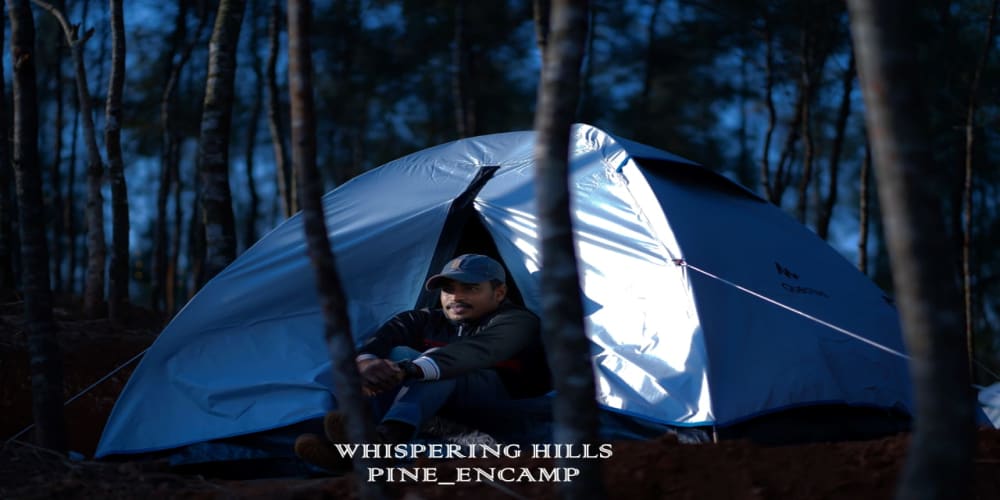 Camping in Pine Forest with Pool & Trekking - Attappadi tent stay