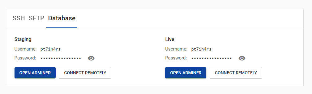 Database management · Docs · VersionPress