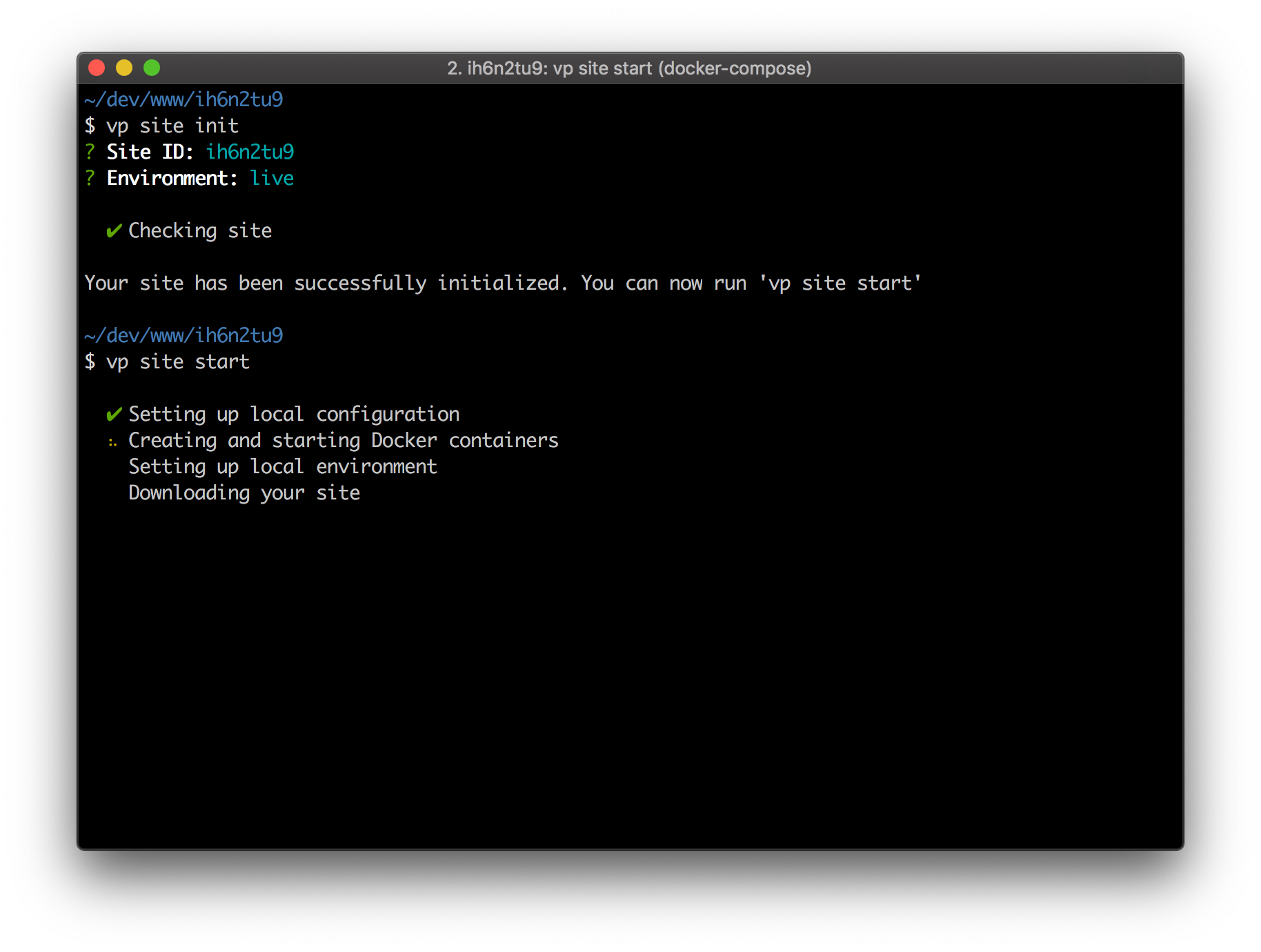 Local workflows via VP-CLI · Docs · VersionPress Local workflows via VP-CLI · Docs · VersionPress
