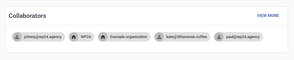 Site collaborators · Docs · VersionPress