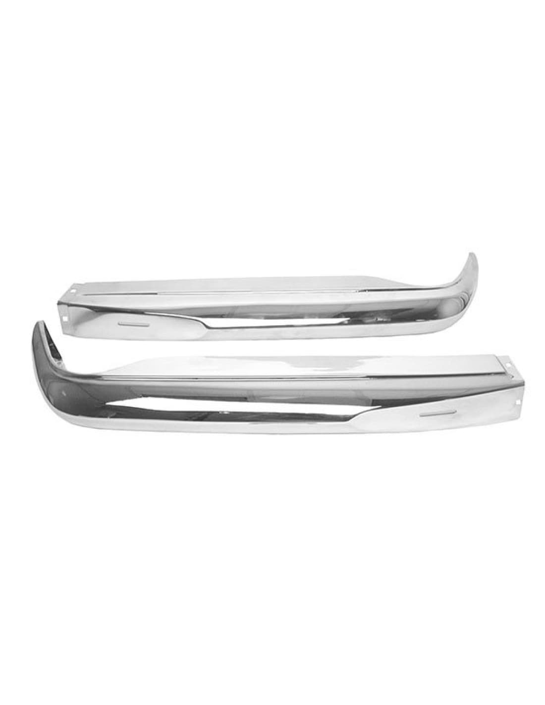 Front Bumper Chrome Set - 1138800170 - 1138800270 - Classic Mercedes Parts