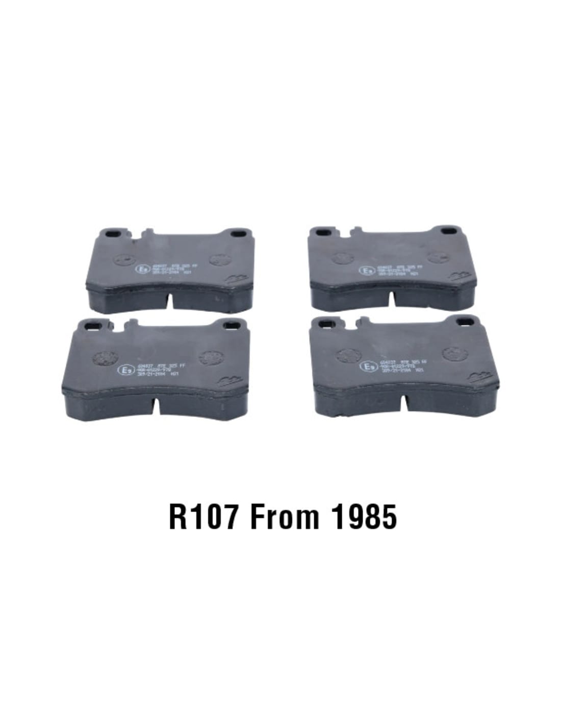 Front Brake Pads R107 From 1985