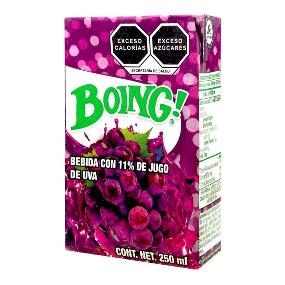 Bebida Boing 11% de jugo de uva 250 ml | Walmart Bebida Boing 11% de jugo de uva 250 ml | Walmart