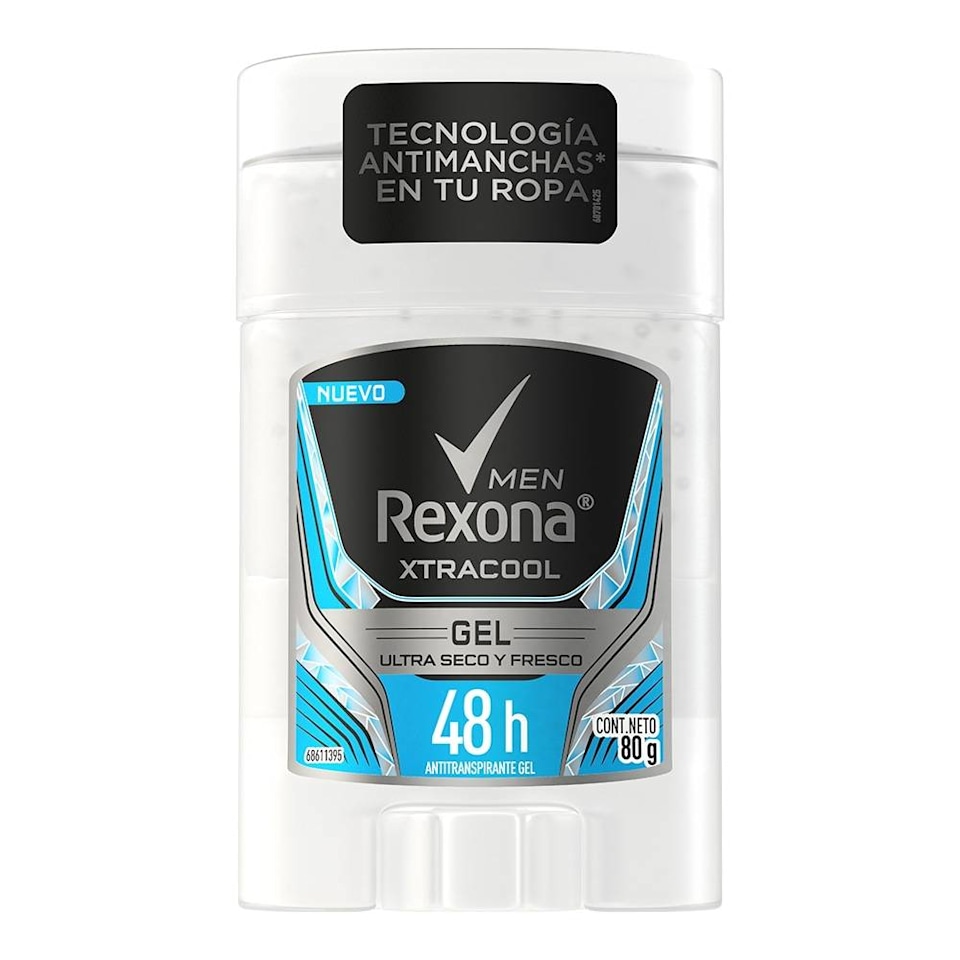 Desodorante antitranspirante Rexona Xtracool en gel para hombre 80 g ... Desodorante antitranspirante Rexona Xtracool en gel para hombre 80 g ...