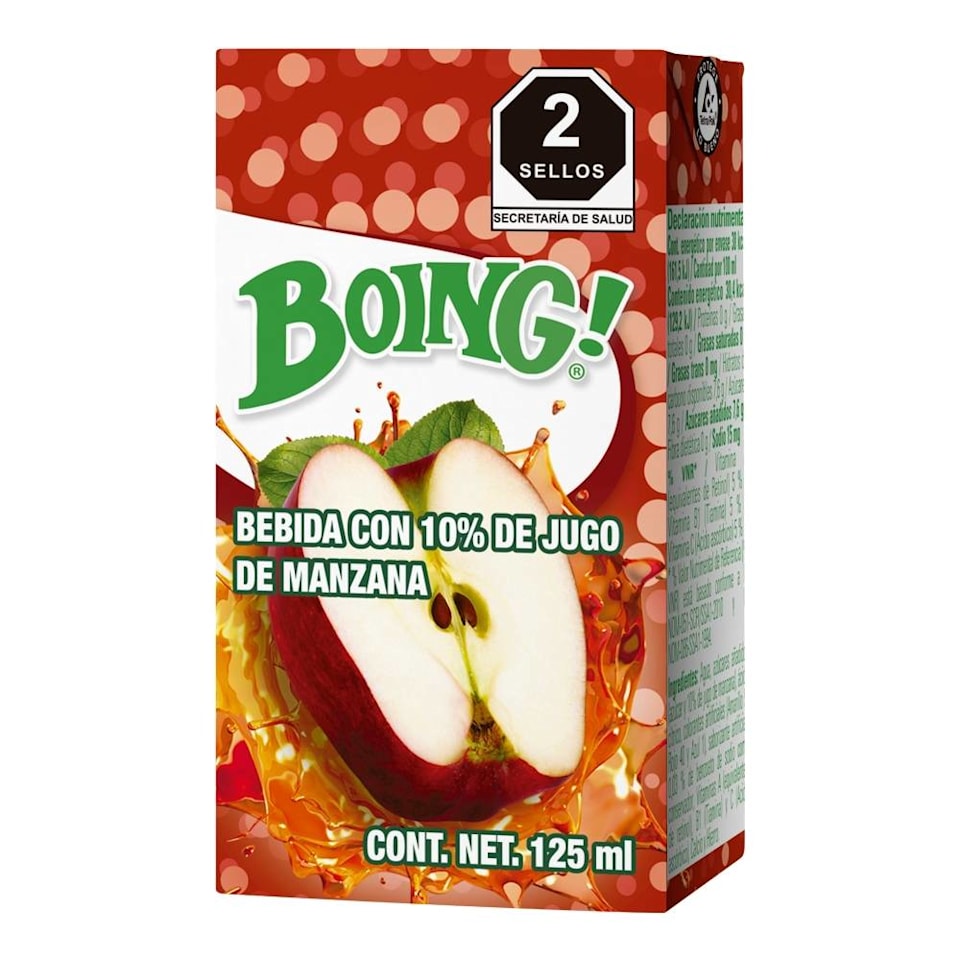 Bebida Boing jugo de manzana 125 ml | Walmart Bebida Boing jugo de manzana 125 ml | Walmart