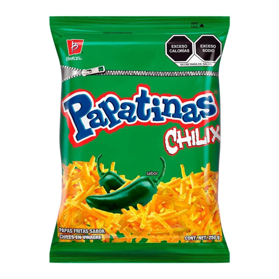 Papas Fritas Barcel Papatinas Chilix Sabor Chiles En Vinagre 250 G Walmart