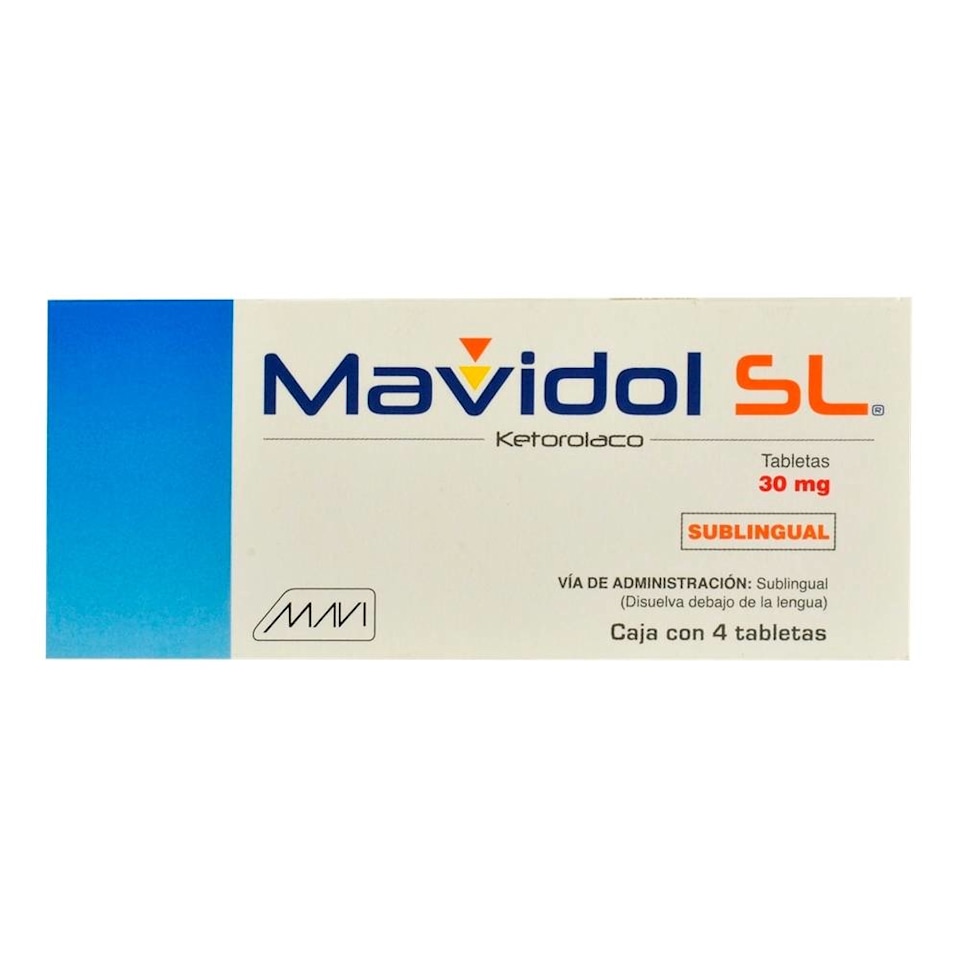 Ketorolaco Mavidol SL 30 mg, 4 tabletas | Walmart Ketorolaco Mavidol SL 30 mg, 4 tabletas | Walmart