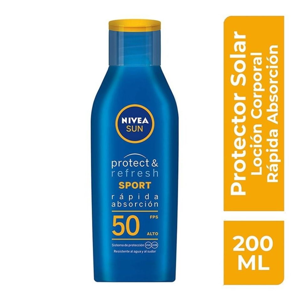 Protector solar Nivea sun protect & fresh sport FPS 50, 200 ml | Walmart