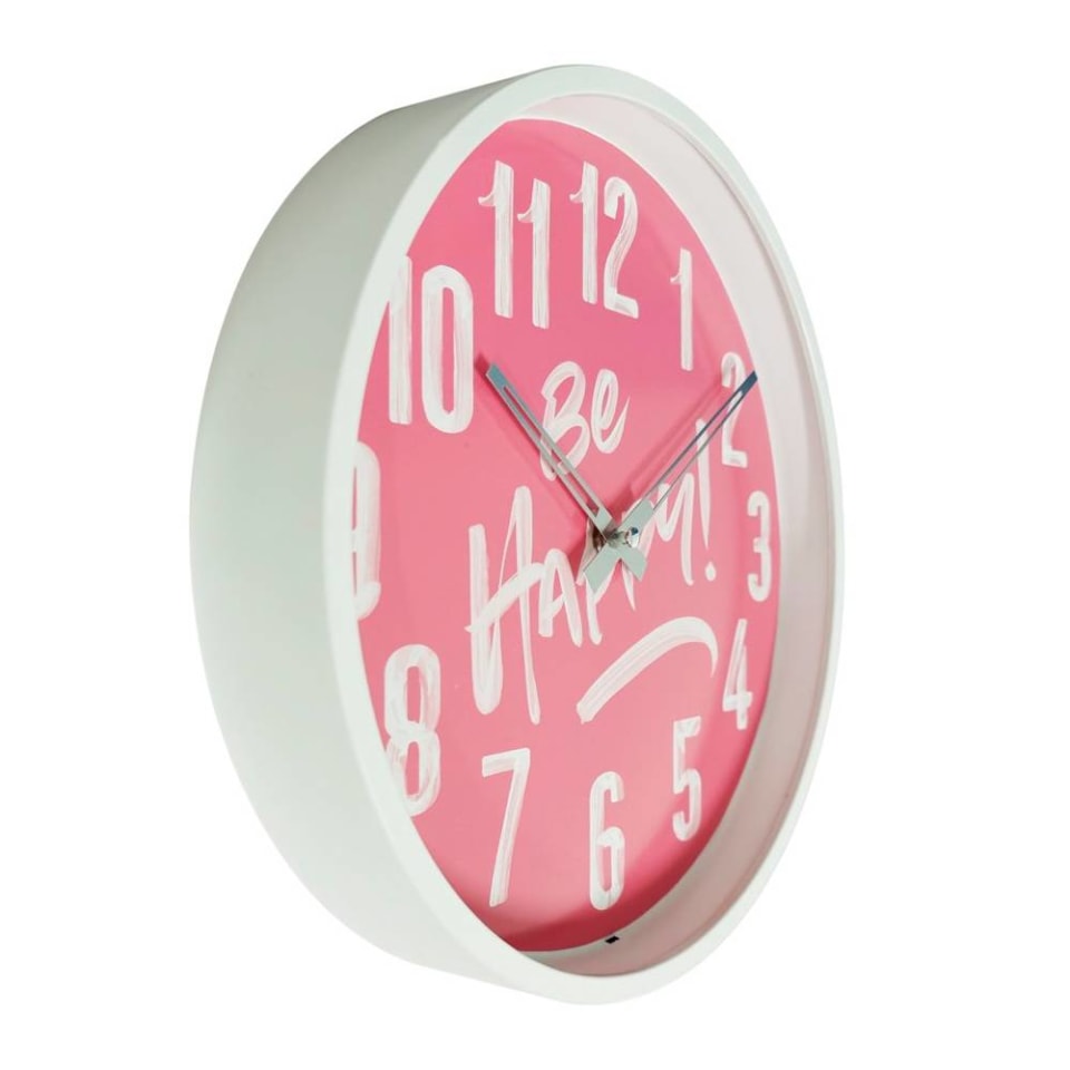 Reloj de Pared Mainstays Blanco con Frase | Walmart Reloj de Pared Mainstays Blanco con Frase | Walmart