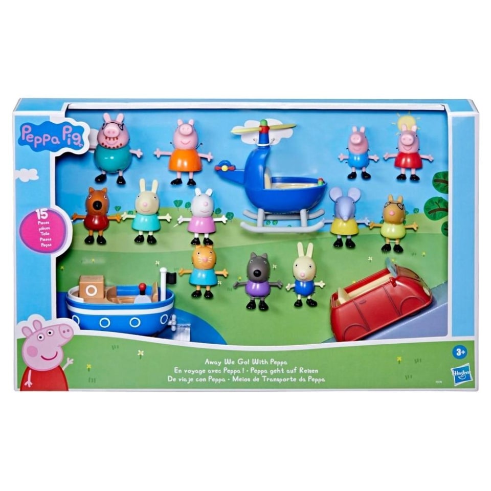 Set de Figuras Peppa Pig Hasbro De Viaje con Peppa 3 Pulgadas | Walmart Set de Figuras Peppa Pig Hasbro De Viaje con Peppa 3 Pulgadas | Walmart