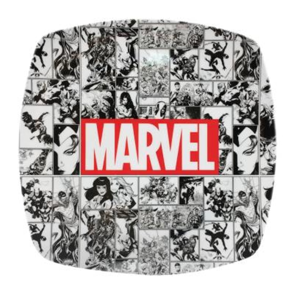 Plato Marvel Melamina Cuadrado | Walmart