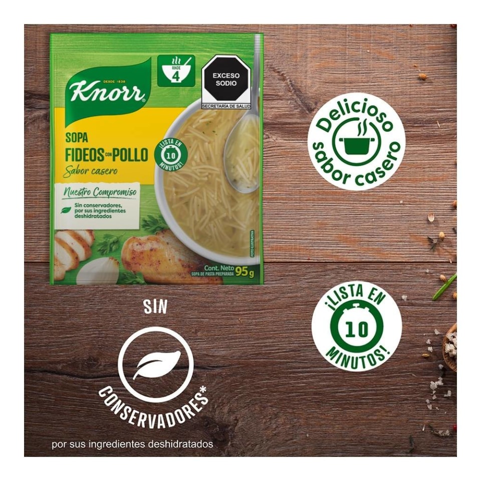 Sopa Knorr fideos con pollo 95 g | Walmart Sopa Knorr fideos con pollo 95 g | Walmart