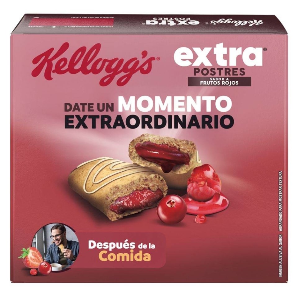 Barra suave Kellogg's Extra sabor a frutos rojos de 175 g | Walmart Barra suave Kellogg's Extra sabor a frutos rojos de 175 g | Walmart