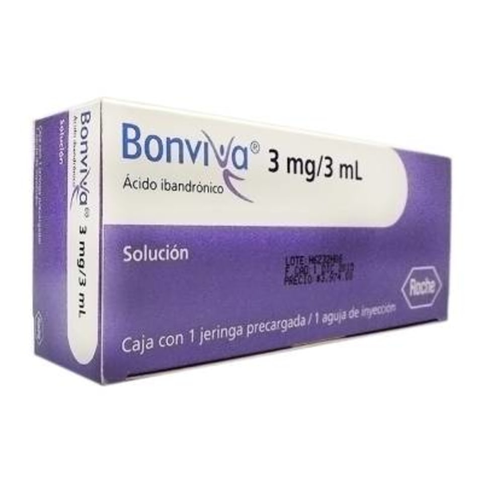 Bonviva 3mg/3 ml solución inyectable 1 jeringa precargada | Walmart