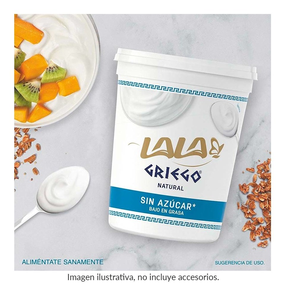 Yoghurt batido Lala Griego natural sin azúcar 900 g | Walmart Yoghurt batido Lala Griego natural sin azúcar 900 g | Walmart