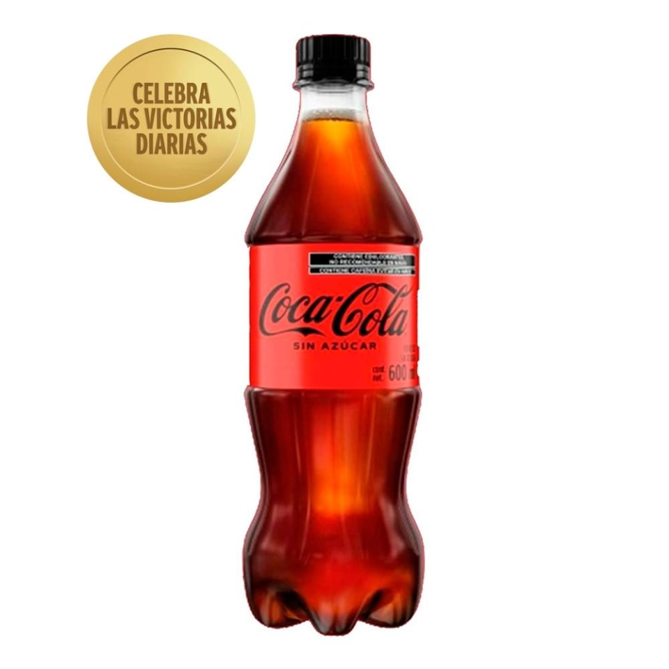 Refresco Coca Cola sin azúcar 600 ml | Walmart