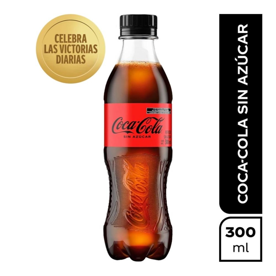 Refresco Coca Cola sin azúcar de 300 ml | Walmart Refresco Coca Cola sin azúcar de 300 ml | Walmart