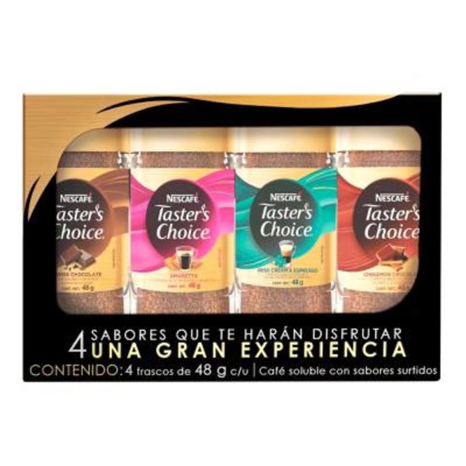 Café soluble Nescafé Taster's Choice sabores surtidos 4 pzas | Walmart