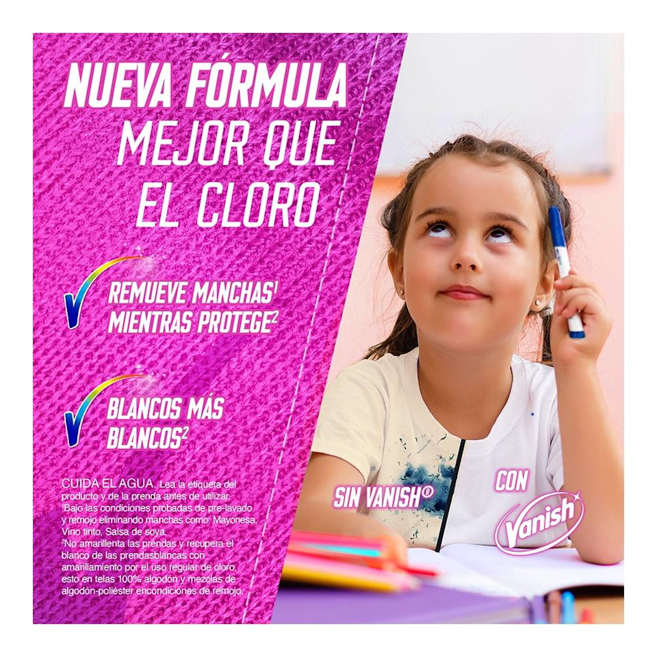 Quitamanchas para ropa Vanish Crystal White en gel 450 ml | Walmart Quitamanchas para ropa Vanish Crystal White en gel 450 ml | Walmart