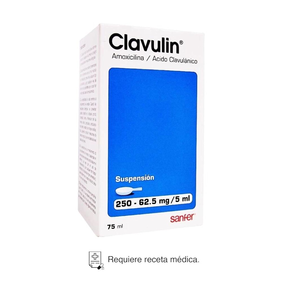 Clavulin 250-62.5 mg/5 ml suspensión 75 ml | Walmart Clavulin 250-62.5 mg/5 ml suspensión 75 ml | Walmart