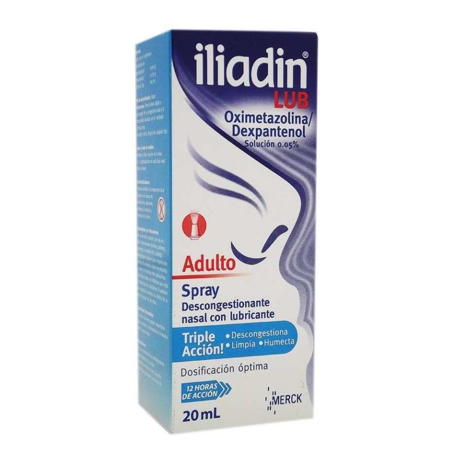 Descongestionante nasal Iliadin Lub Adulto solución en spray 20 ml ... Descongestionante nasal Iliadin Lub Adulto solución en spray 20 ml ...