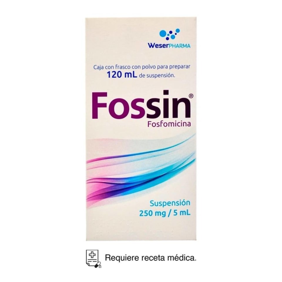 Fosfomicina Fossin 250 mg, 5 ml suspensión | Walmart Fosfomicina Fossin 250 mg, 5 ml suspensión | Walmart