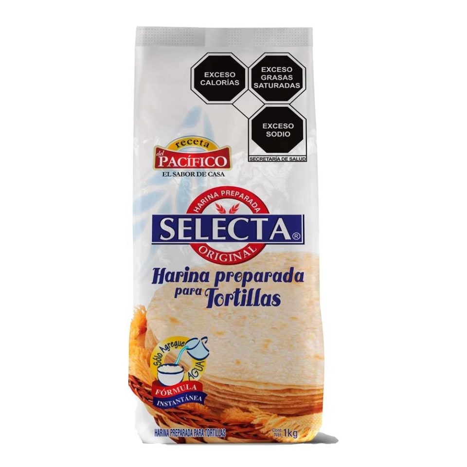 Harina preparada Selecta para tortillas 1 kg | Walmart Harina preparada Selecta para tortillas 1 kg | Walmart