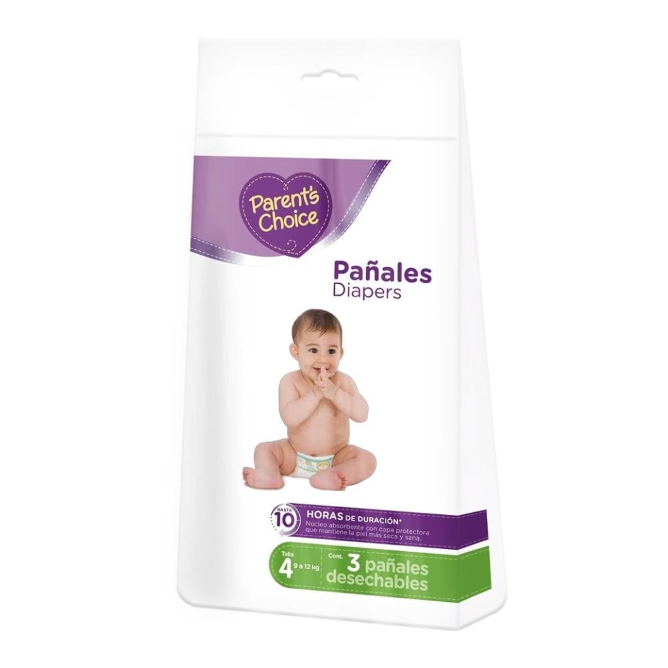 Pañales Parent's Choice talla 4 grande 3 pzas | Walmart Pañales Parent's Choice talla 4 grande 3 pzas | Walmart