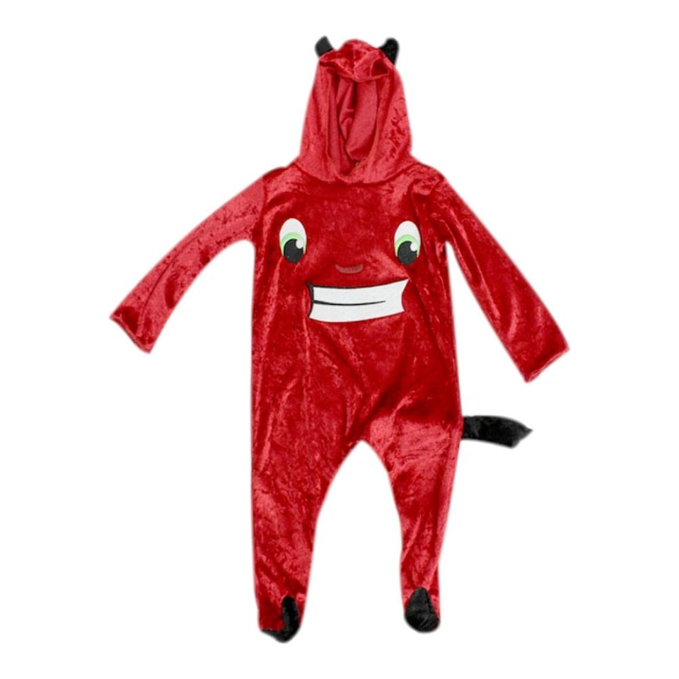 Disfraz Halloween Diablito Para Niño Talla 6 12 Meses Walmart