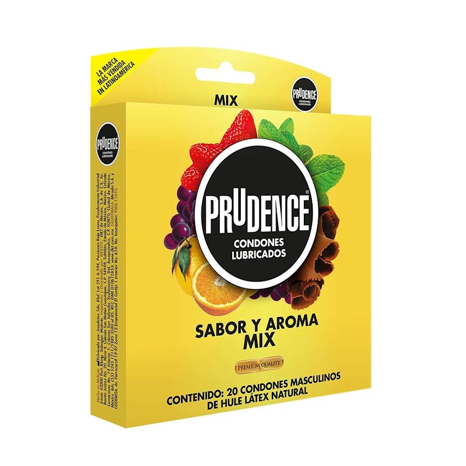 Condones Prudence mix sabor y aroma 20 pzas | Walmart