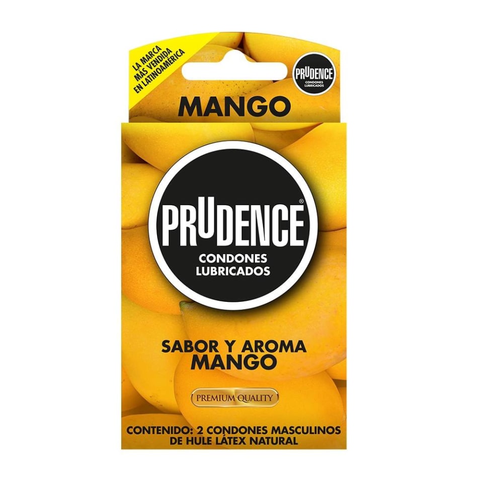 Condones Prudence sabor y aroma a mango 2 pzas | Walmart