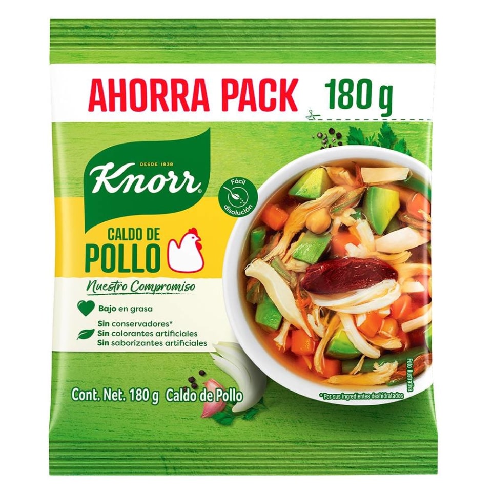 Caldo De Pollo Knorr En Polvo 180 G Walmart