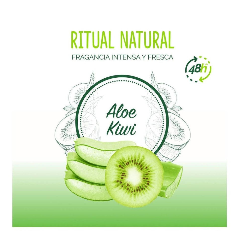 Antitranspirante Garnier Obao ritual natural aloe kiwi en aerosol para ... Antitranspirante Garnier Obao ritual natural aloe kiwi en aerosol para ...