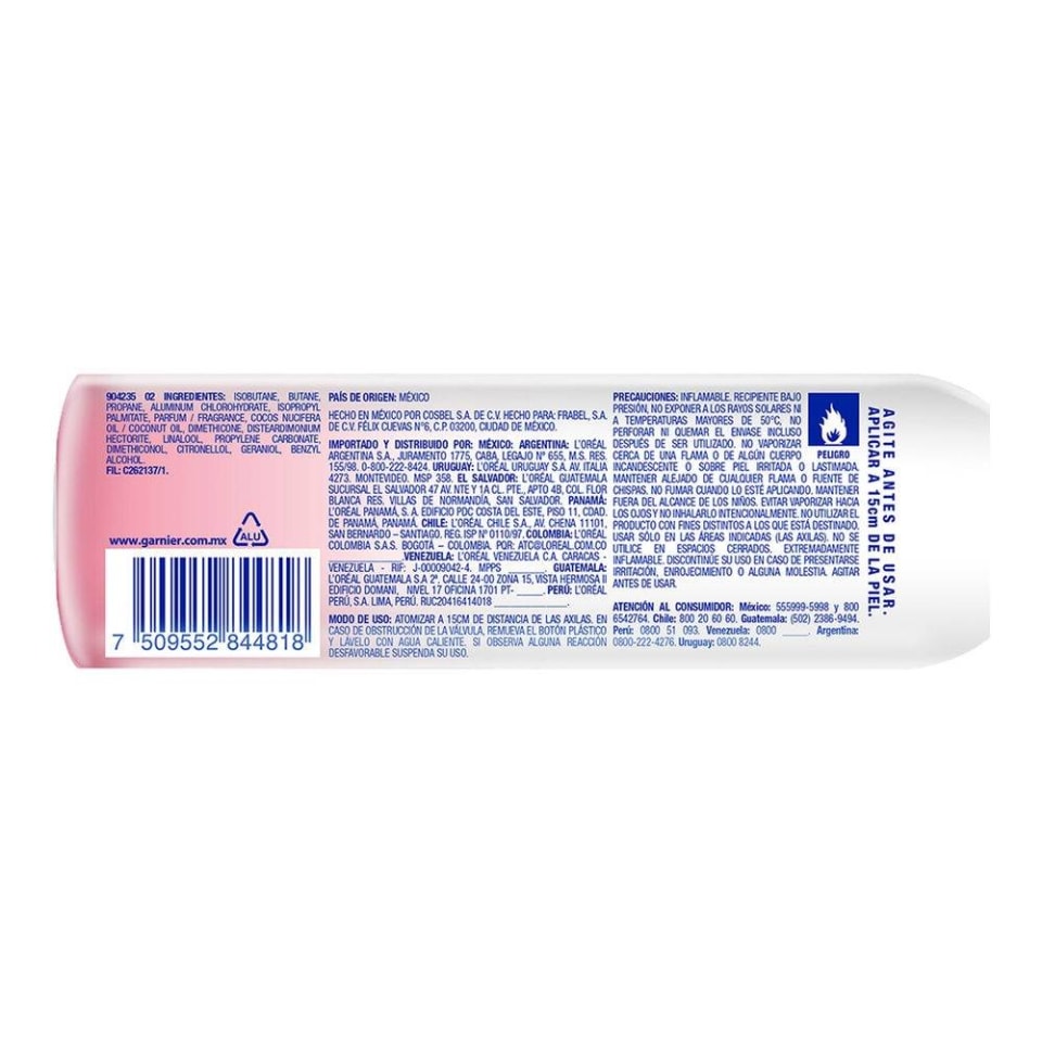 Desodorante antitraspirante Garnier Obao ritual natural fresia lirios ... Desodorante antitraspirante Garnier Obao ritual natural fresia lirios ...