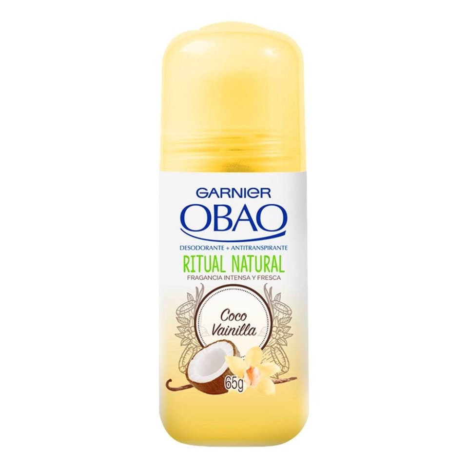 Desodorante antitraspirante Garnier Obao ritual natural coco vainilla ... Desodorante antitraspirante Garnier Obao ritual natural coco vainilla ...