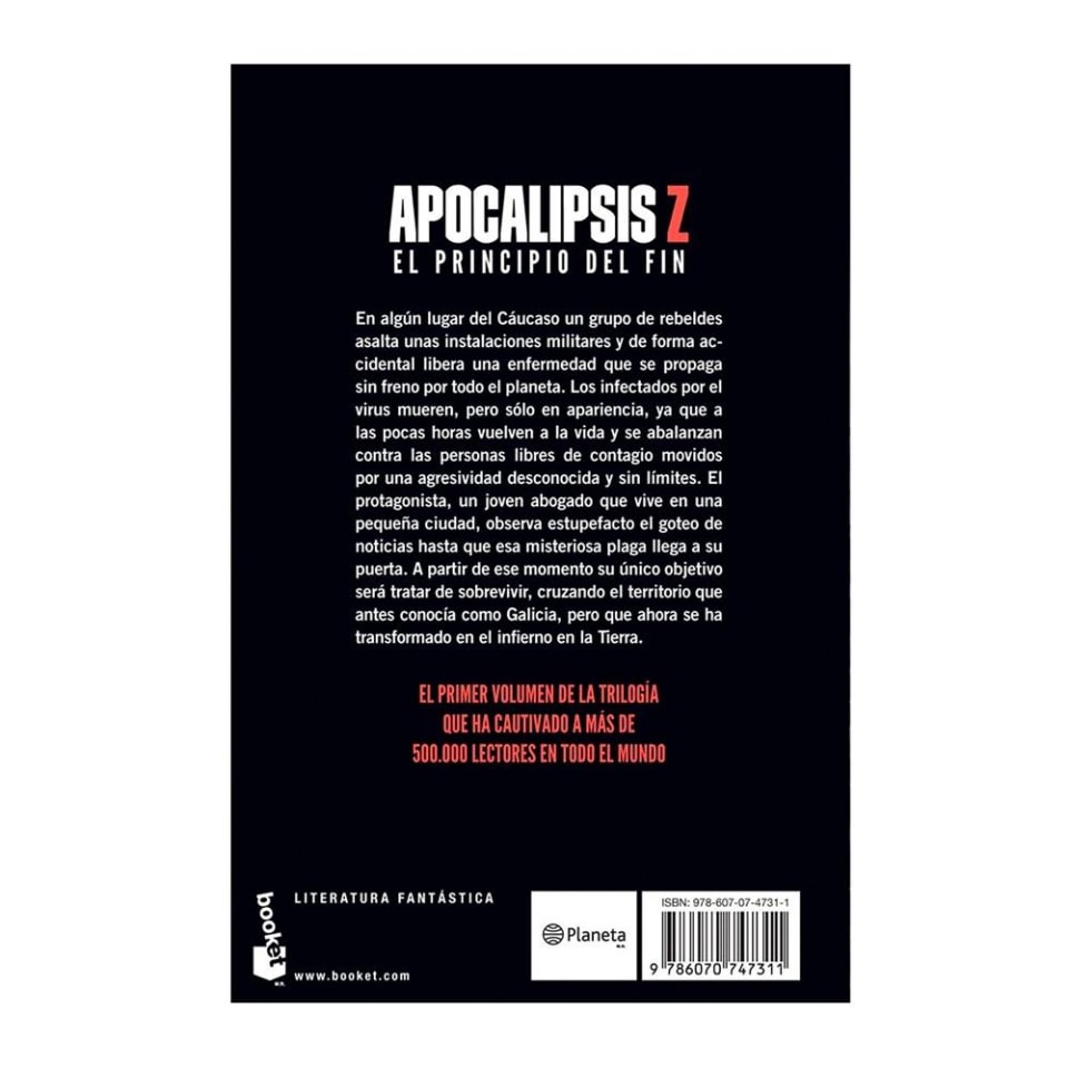 Apocalipsis Z. El Principio del Fin BOOKET Manel Loureiro | Walmart Apocalipsis Z. El Principio del Fin BOOKET Manel Loureiro | Walmart