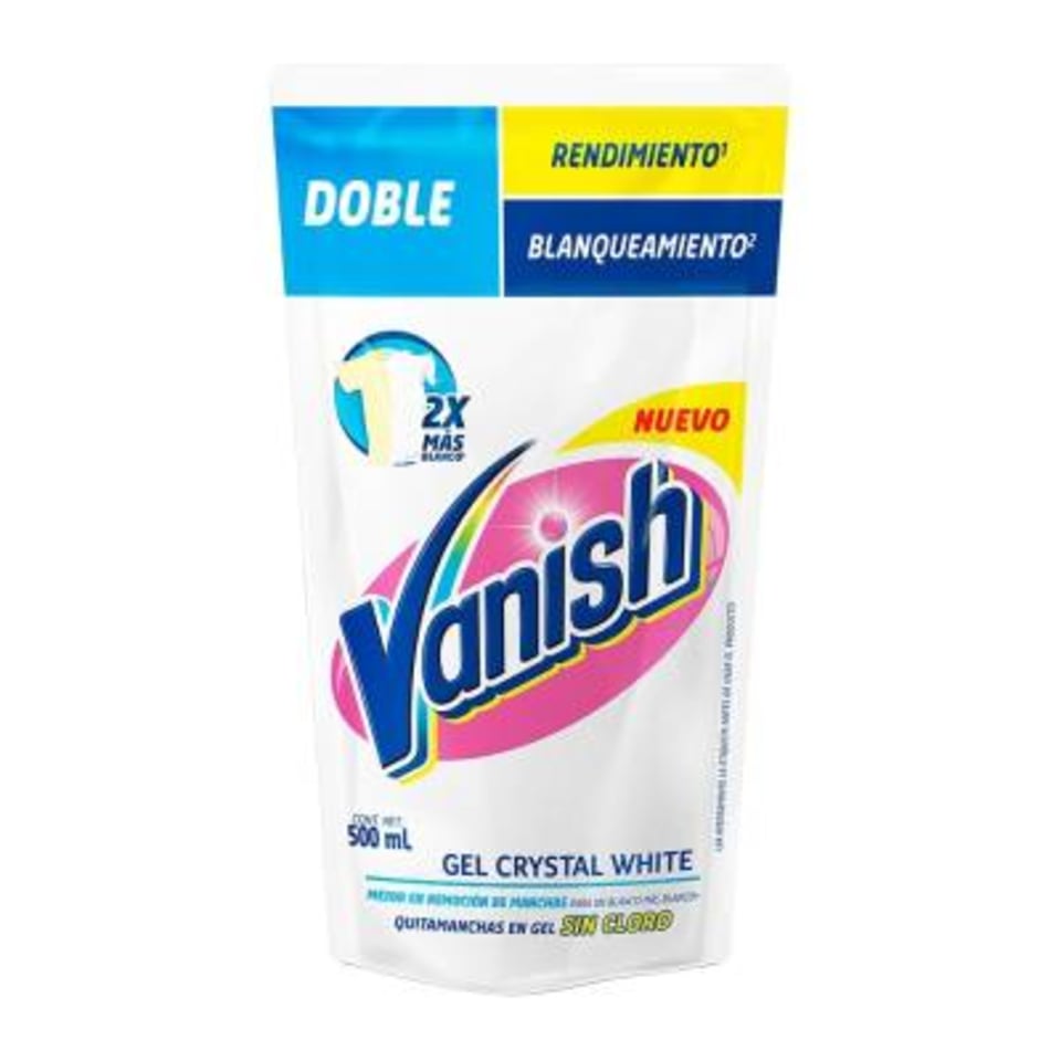 Quitamanchas en gel para ropa Vanish White blanqueador 500 ml | Walmart Quitamanchas en gel para ropa Vanish White blanqueador 500 ml | Walmart