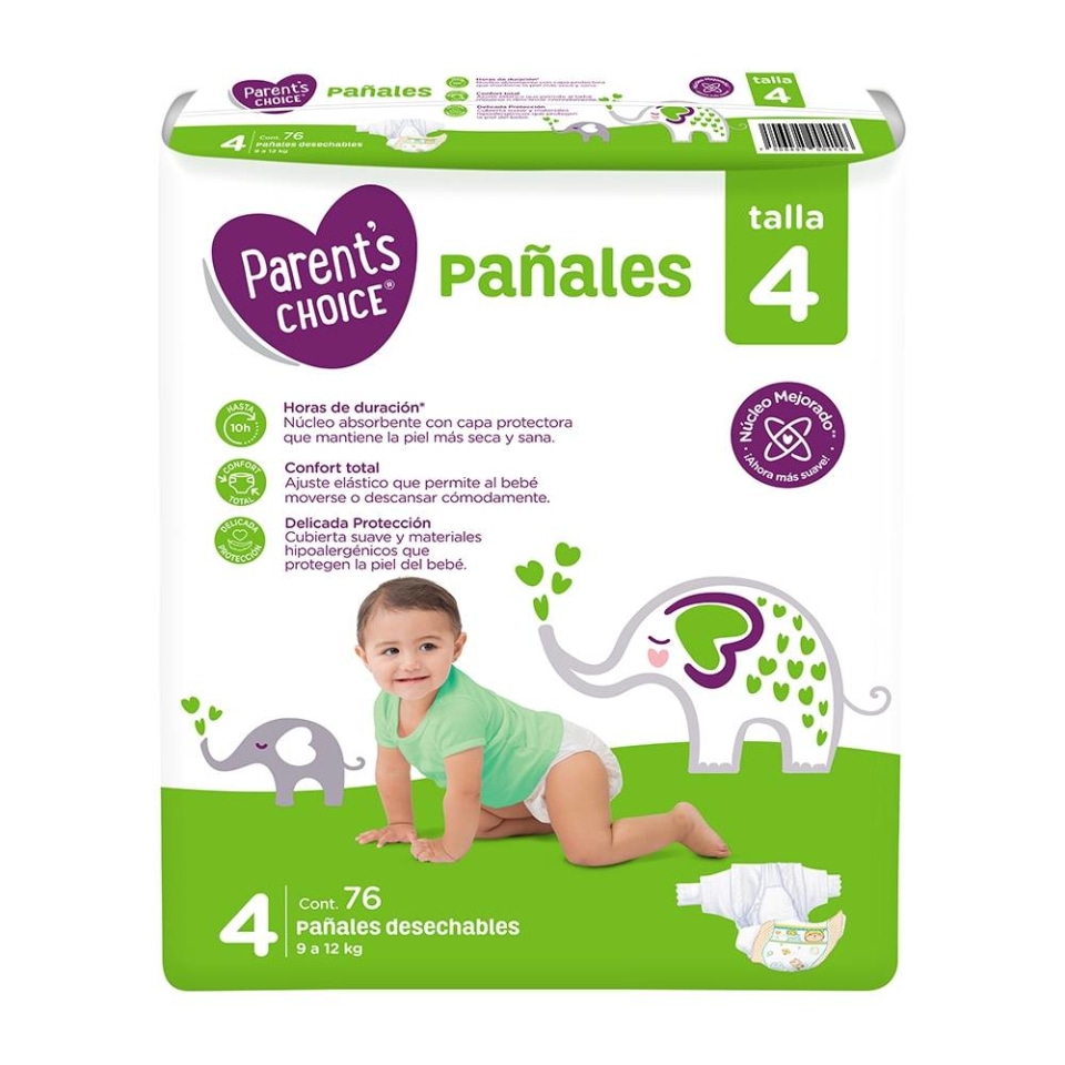 Pañales Parent's Choice talla 4 unisex 76 pzas | Walmart Pañales Parent's Choice talla 4 unisex 76 pzas | Walmart