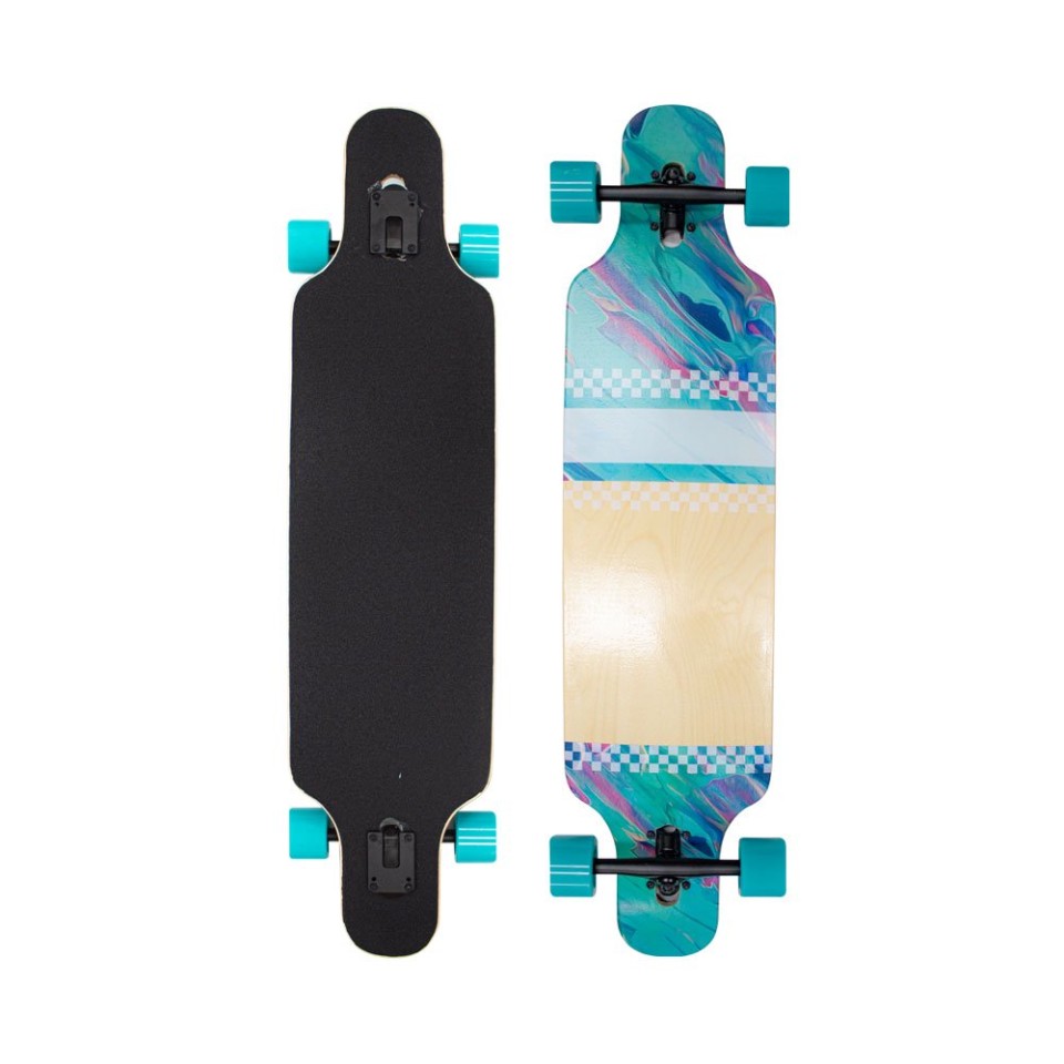Patineta Longboard Ondas Madera Gruesa LAVIGA Alta Resistencia ... Patineta Longboard Ondas Madera Gruesa LAVIGA Alta Resistencia ...