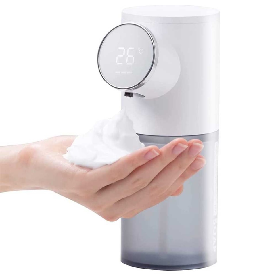 Dispensador automático de jabón por inducción con pantalla led para el ... Dispensador automático de jabón por inducción con pantalla led para el ...