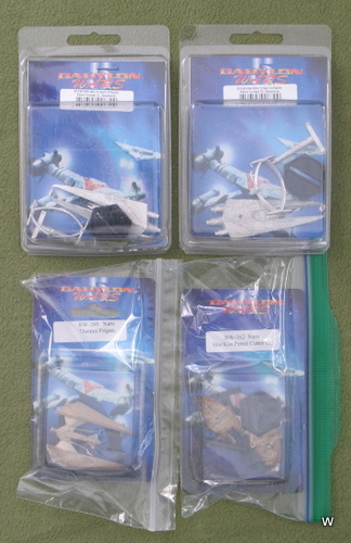 Narn G'Karith Patrol Cruiser, 2 others (Babylon 5 Wars 1st Edition)