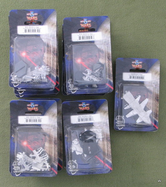 Dilgar Battle Fleet x18 (Babylon 5 Wars 2nd Edition)