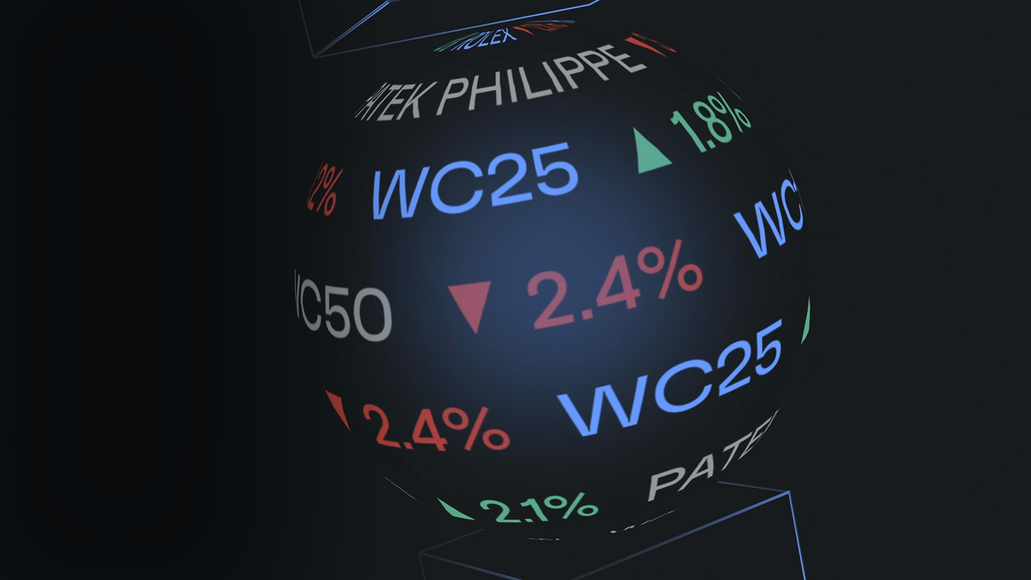 Illustration of Master the watch market with real-time transaction prices.