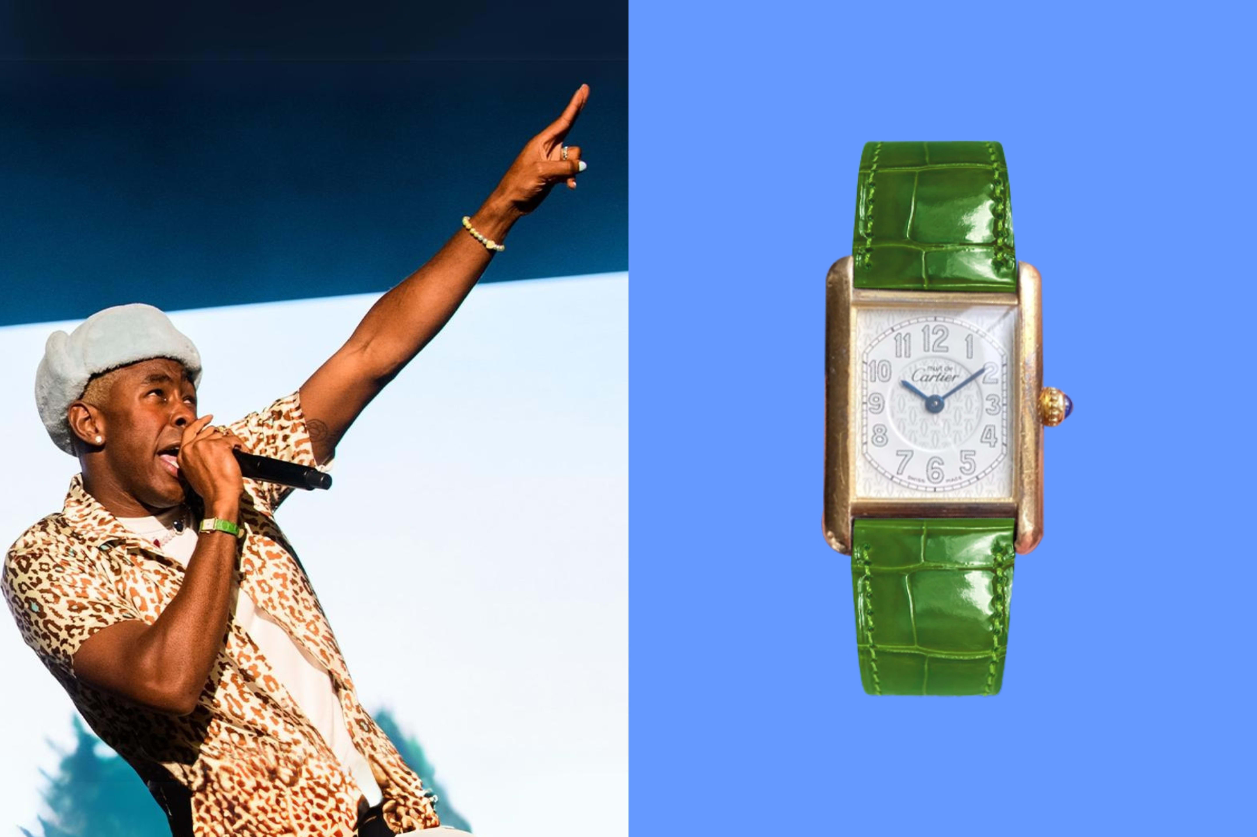 Tyler The Creator and His Must de Tank Cartier