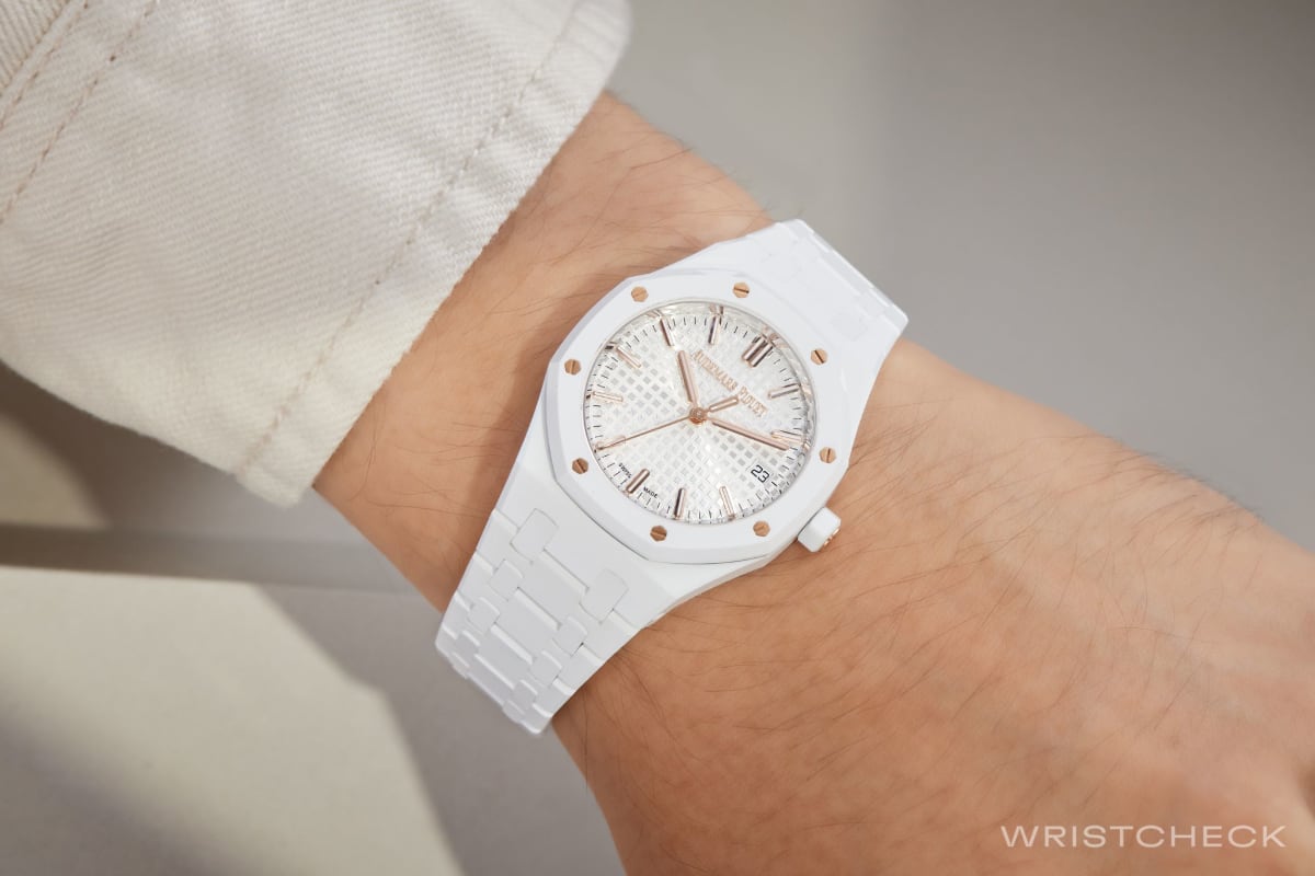Audemars Piguet’s New 34mm Royal Oak In White Ceramic | Wristcheck