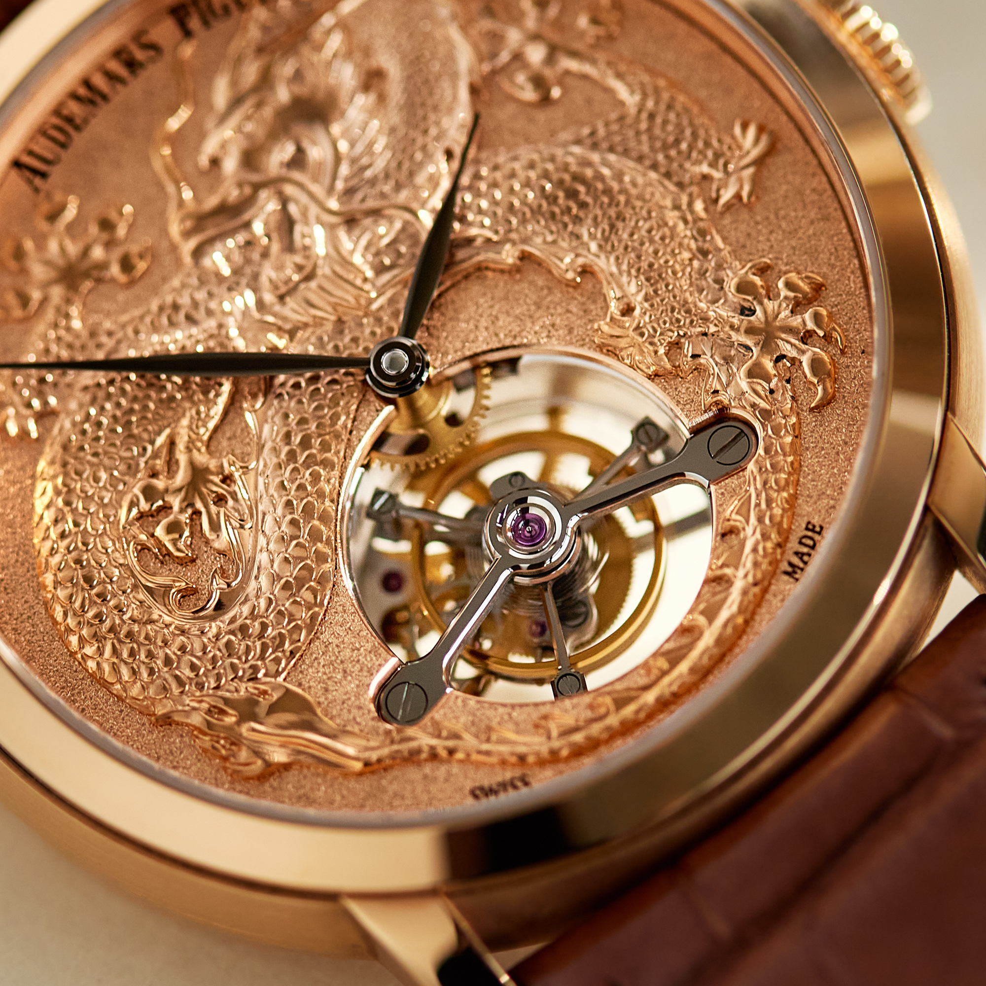 Audemars Piguet Jules Audemars “Year of the Dragon” Tourbillon Rose ...