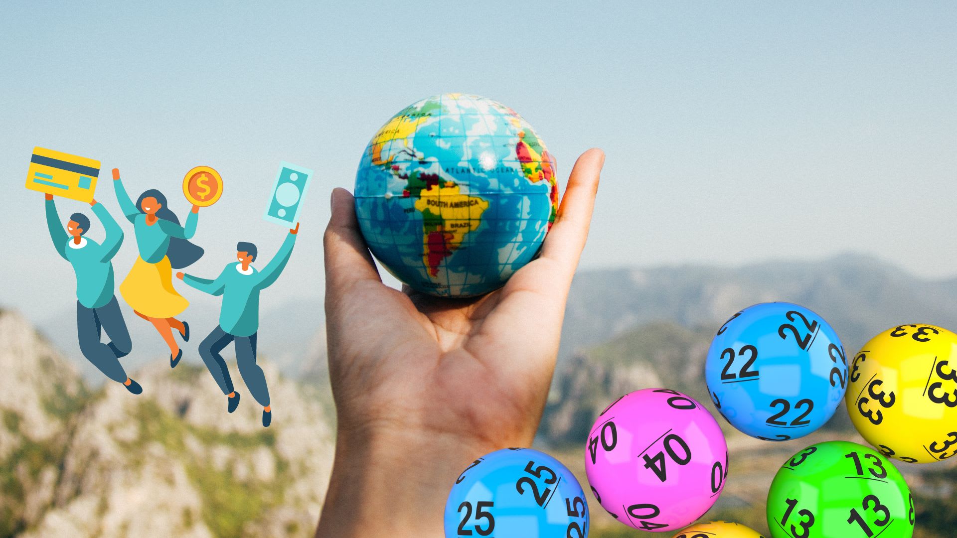 Distribución de loterías en todo el mundo