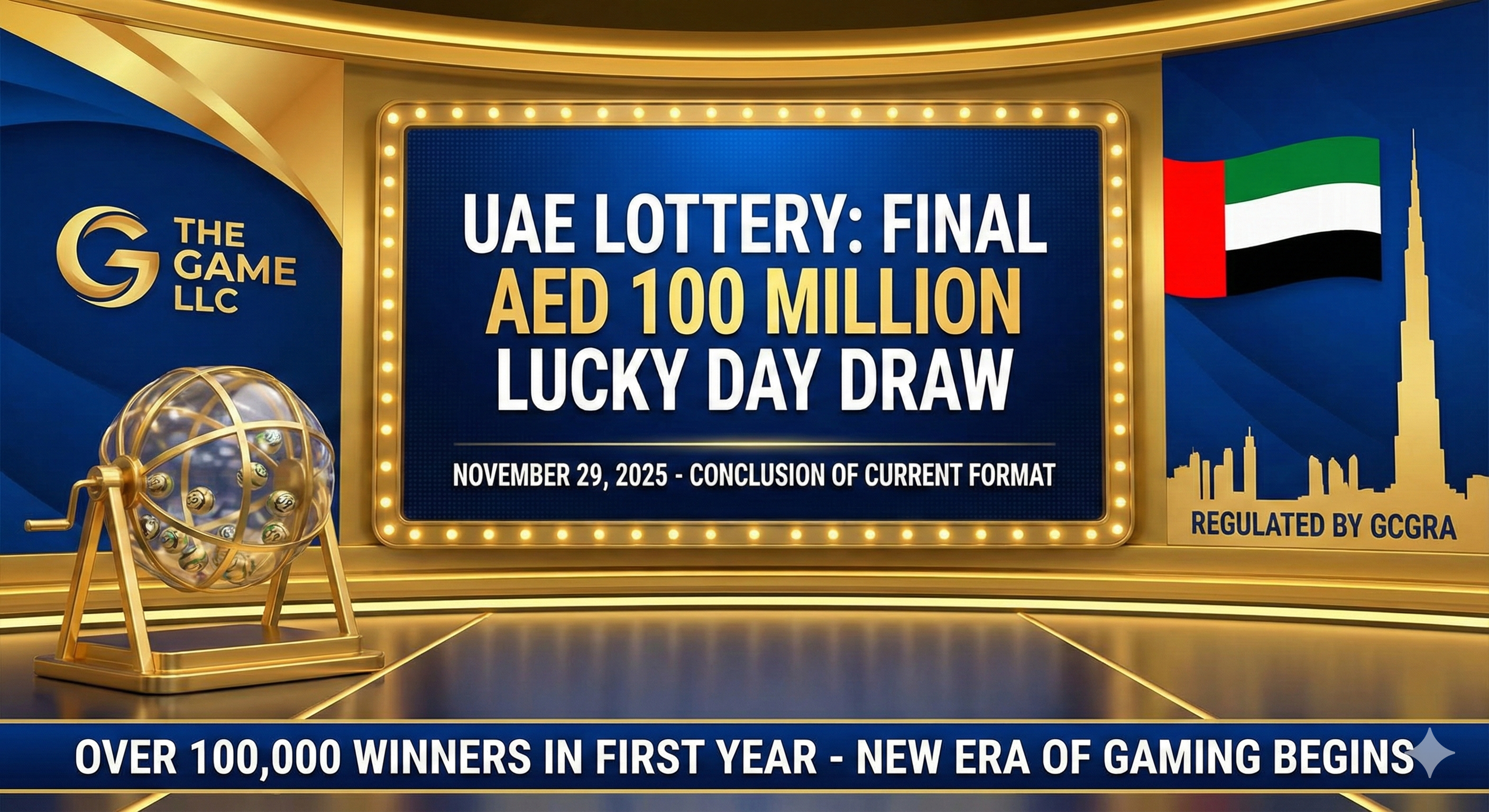 UAE Lottery Finalizes AED 100M Draw Overhaul